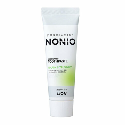 Зубная паста отбеливающего и длительного освежающего действия с мятно-цитрусовым вкусом LION "Nonio"
