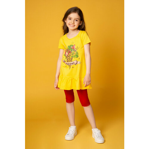 Комплект одежды LITTLE WORLD OF ALENA, размер 104, желтый