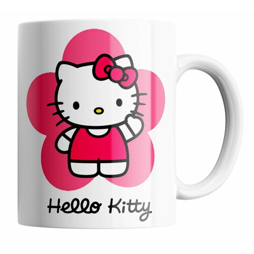 Кружка Хэллоу Китти/Hello Kitty/детская/на подарок/с принтом. 330 мл