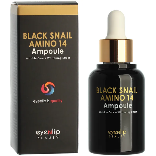 Сыворотка для лица ампульная с аминокислотами Eyenlip Black Snail Amino 14 Ampoule, 30 г
