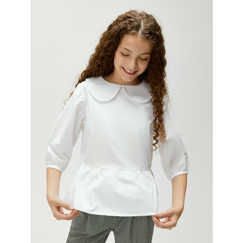 Школьная блуза Acoola, размер 140, белый