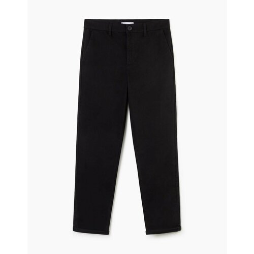 Брюки Gloria Jeans, размер 7-8л/128 (32), черный