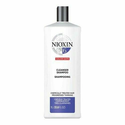 NIOXIN, System 6, Step 1, Очищающий шампунь для осветленных и поврежденных волос , 1000 мл