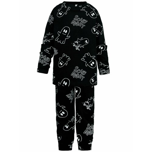 Пижама  ИНОВО, размер 134, черный