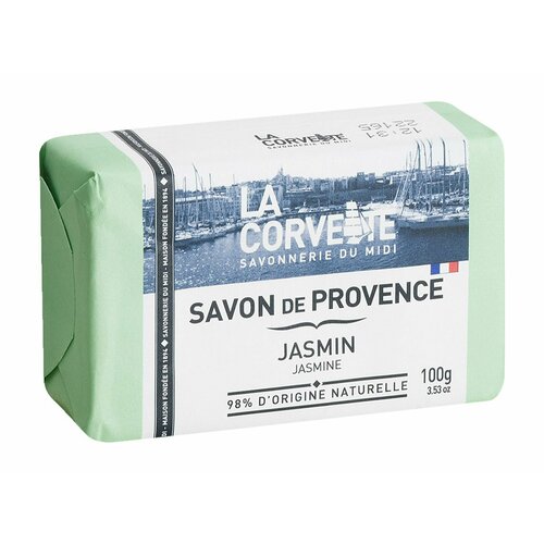 Туалетное мыло c ароматом жасмина La Corvette Savon de Provence Jasmin