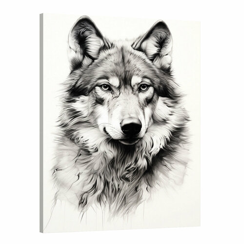 Интерьерная картина 50х70 "Волчья душа"