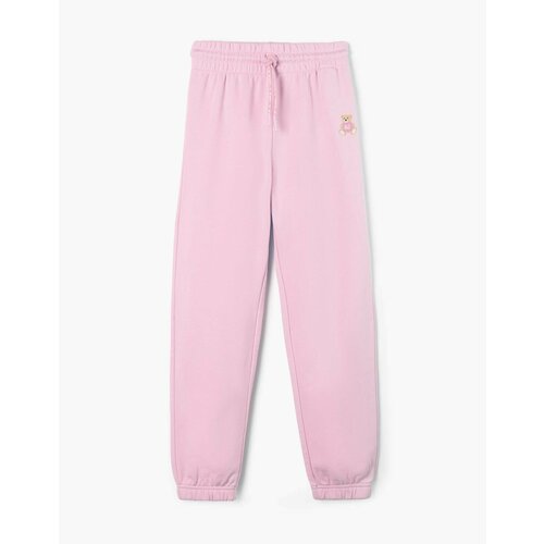 Брюки спортивные Gloria Jeans, размер 4-6л/110-116, розовый