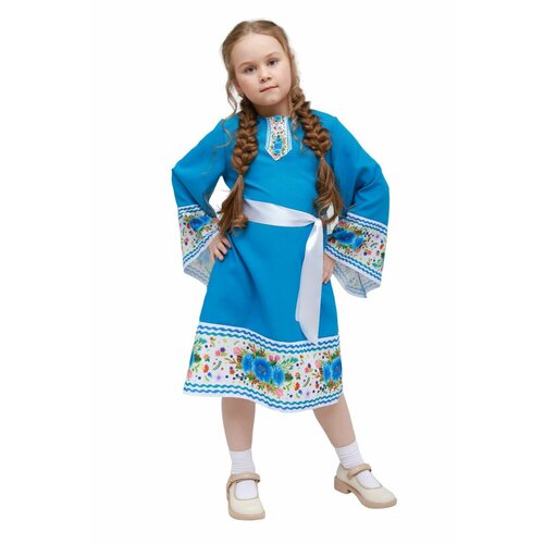 Русский народный костюм для девочки рубаха платье