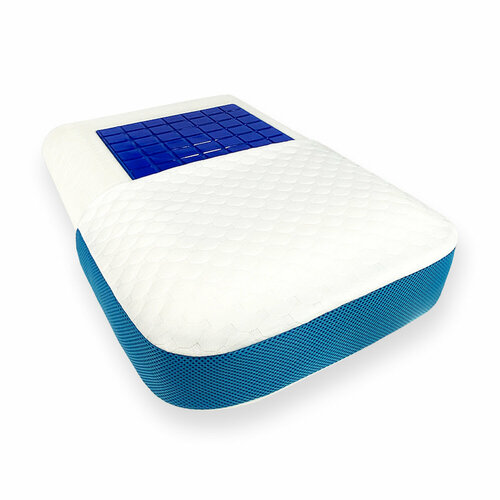 Ортопедическая подушка с охлаждением с эффектом памяти "просто подушка №22" 60х40х13 см