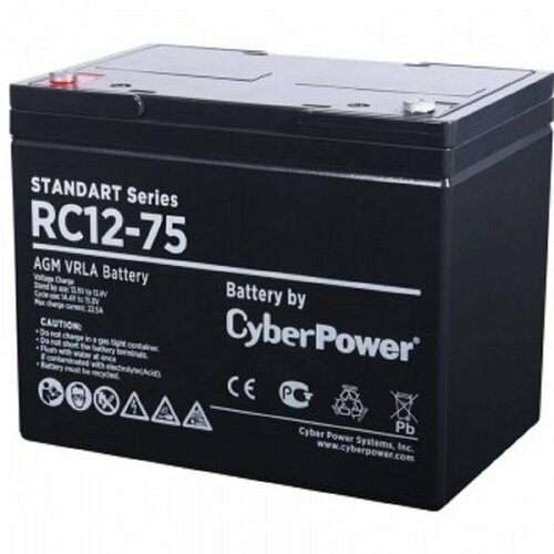 CyberPower батареи/комплектующие к ИБП CyberPower Аккумуляторная батарея RC 12-75 12V/75Ah