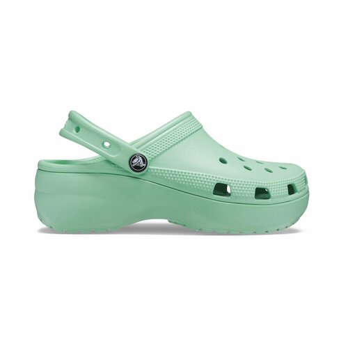 Сабо Crocs Classic Platform Clog W, размер W10 US, зеленый