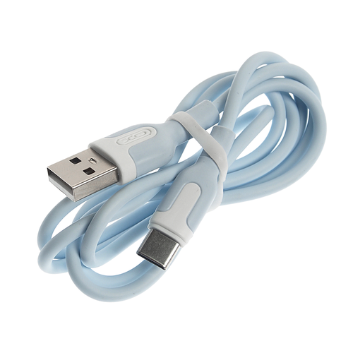 Кабель USB Type C 1м голубой XO