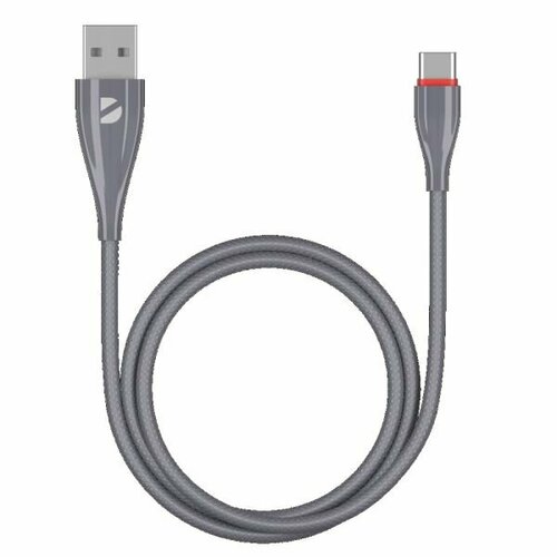 Кабель Deppa Ceramic USB - USB-C 2A 1м Gray (72289)