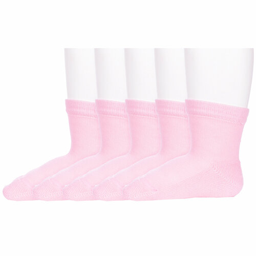 Носки LorenzLine 5 пар, размер 8-10, розовый