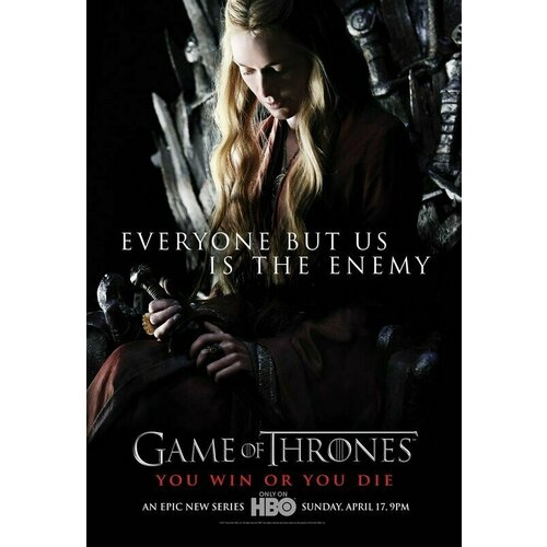 Плакат, постер на холсте Игра престолов (Game of Thrones), Алан Тейлор, Алекс Грейвз, Даниэль Минахан. Размер 21 х 30 см