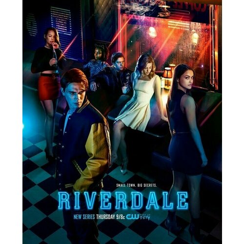 Плакат, постер на бумаге Ривердэйл (Riverdale), Ли Толанд Кригер, Стив Эделсон, Эллисон Андерс. Размер 30 х 42 см