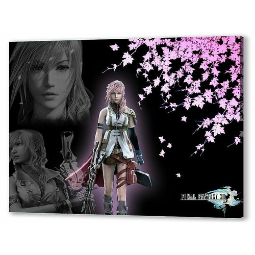Плакат, постер на холсте Final Fantasy. Размер 60 х 84 см