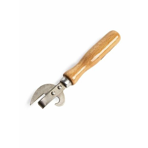 Открывалка с деревянной ручкой/Открывашка/Консервный нож