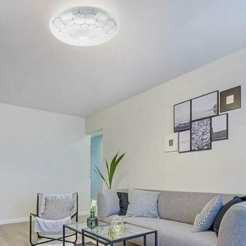 Люстра потолочнная Паутина 12Вт LED, 233x76мм, светильник светодиодный настенный для гостиной, столовой, в детскую, в спальню
