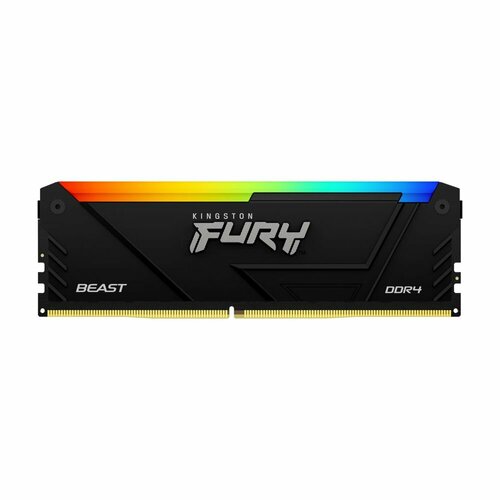 Модуль памяти Kingston 8GB DDR4 3600MHz DIMM FURY Beast Black RGB XMP