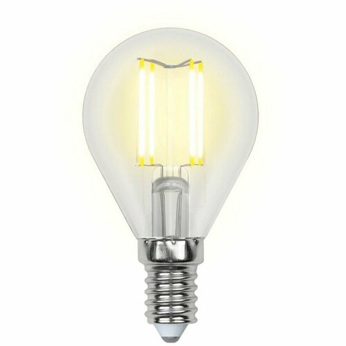 Лампа светодиодная. Форма "шар", прозрачная. Volpe UL-00008312