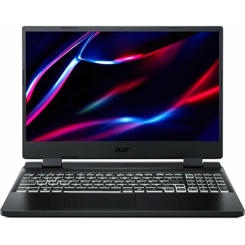 Ноутбук игровой Acer Nitro 5 AN515-58-550W, 15.6", IPS, Intel Core i5 12450H 2ГГц, 8-ядерный, 16ГБ DDR4, 1ТБ SSD, NVIDIA GeForce RTX 4050 для ноутбуков - 6 ГБ, Windows 11 Home, черный [nh. qlzcd.004]
