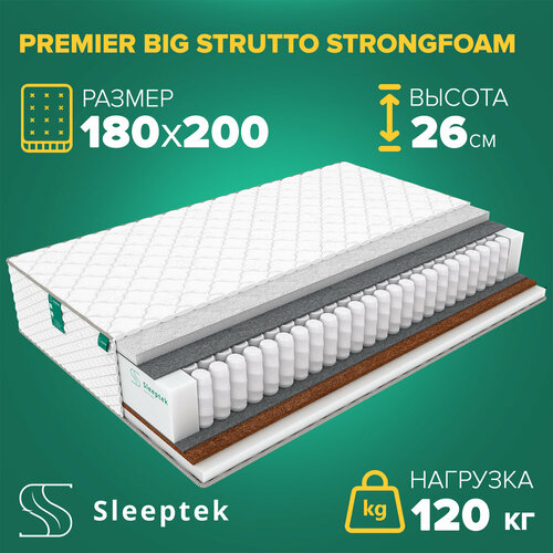 Матрас Sleeptek PremierBIG Strutto StrongFoam 180х200