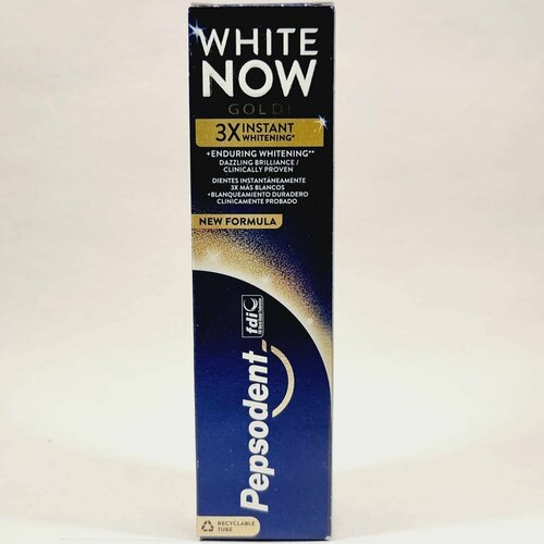 Зубная паста Pepsodent "White Now Gold" 75 мл (Из Финляндии)