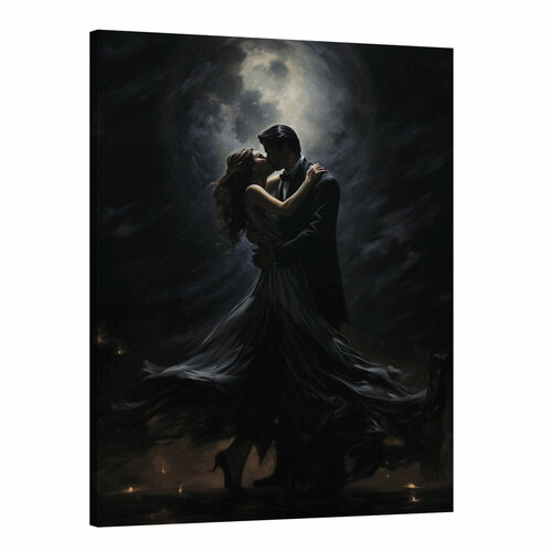 Интерьерная картина 50х70 "Танцы во тьме"