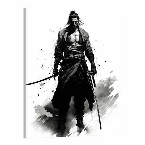 Интерьерная картина 50х70 "Мужчина с мечом"