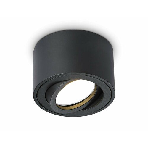 Спот, Накладной поворотный светильник с врезным отверстием GU5.3 D80*50, черный песок