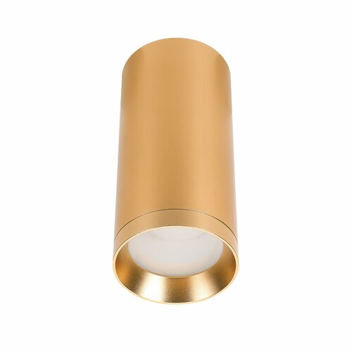 Светильник потолочный d-60 mm, h-130 mm GU10 матовое золото Caruso LTP-C005-01GU10-G