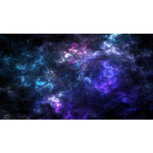 Картина на холсте 60x110 LinxOne "Небо звезды туманность вселенная" интерьерная для дома / на стену / на кухню / с подрамником