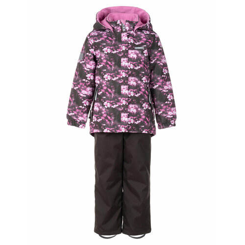 Комплект верхней одежды KERRY размер 122, коричневый, розовый