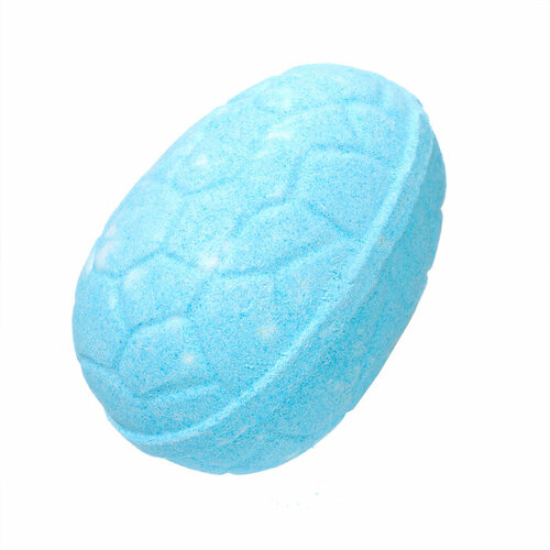Бомбочка для ванны "Яйцо дракона", голубая, с игрушкой, 140 гр.