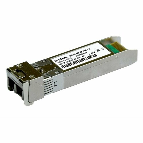 Трансивер D-Link 433XT SFP+ Transceiver, 10GBase-ER, Duplex LC, 1550nm, Single-mode, 40KM