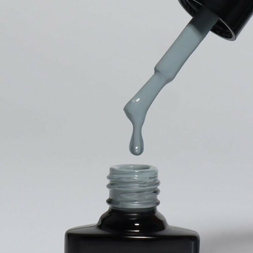 Гель лак для ногтей DELICATE NUDE, 3-х фазный, 8 мл, LED/UV, цвет серый (52)