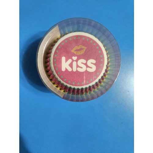Бумажная форма для выпечки кексов "100 штук" Поцелуй
