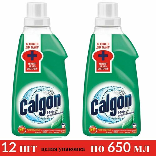 Calgon Гель антибактериальный, 12 штук (целая упаковка) по 650 мл