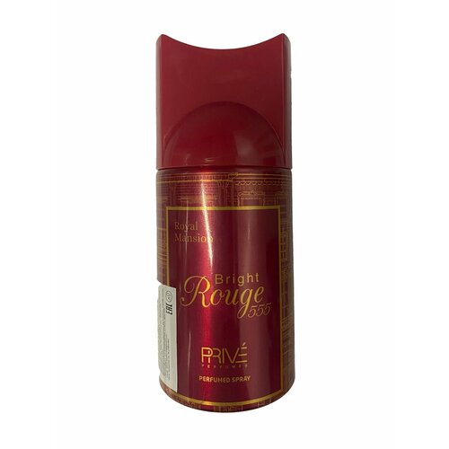 Дезодорант-спрей Prive Bright rouge 555, 250мл