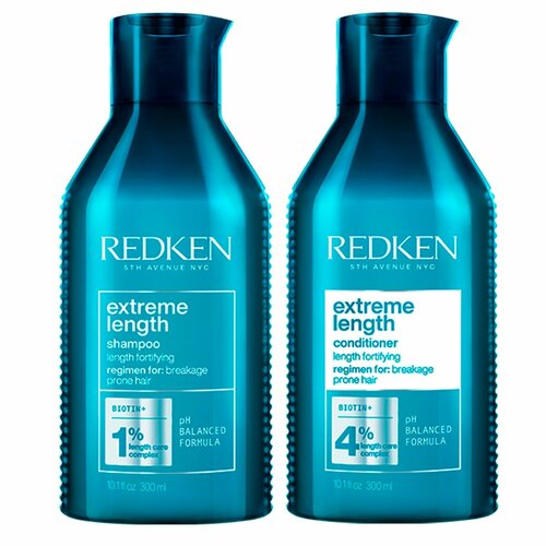 Redken Extreme Length Set - Набор для укрепления волос по длине (шампунь 300 мл, кондиционер 300 мл)