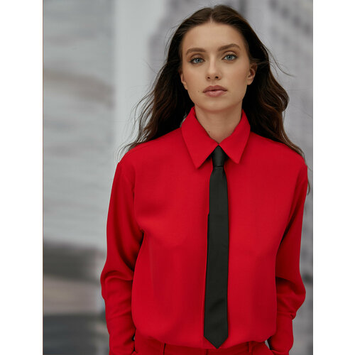 Рубашка KOTON, размер 46, красный