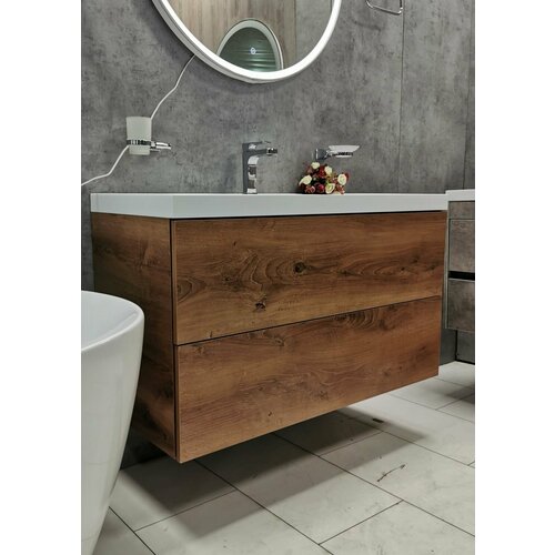 Мебель для ванной Art&Max AM_Verona_Push_900_2C_SO_RK дуб Кельтик