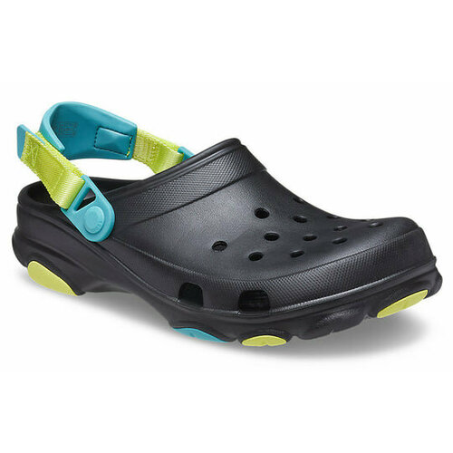 Сабо Crocs, размер US8M/10W / Eu 40/41, черный, голубой