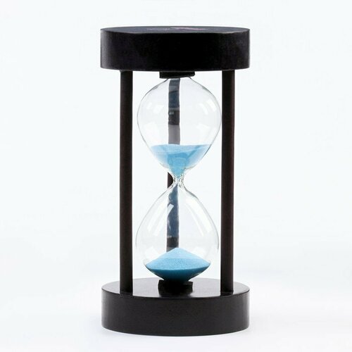 Песочные часы "Амплуа", на 10 минут, 15.5 х 8 см, синий (комплект из 3 шт)