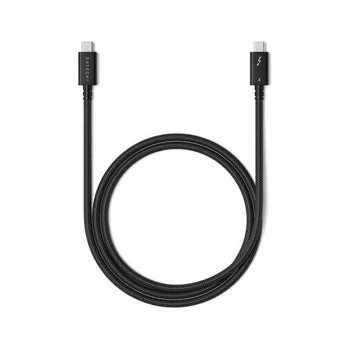 Кабель Satechi Thunderbolt 4 Pro (1m), для зарядки, передачи данных и видео, Черный, ST-YTB100K