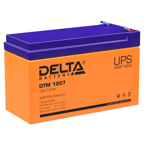 Аккумуляторная батарея DELTA Battery DTM 1207 12В 7 А·ч