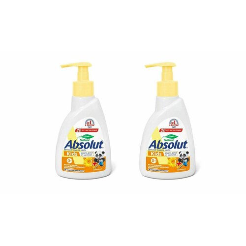 Absolut Nature KIDS Жидкое мыло Календула, 250 гр, 2 штуки