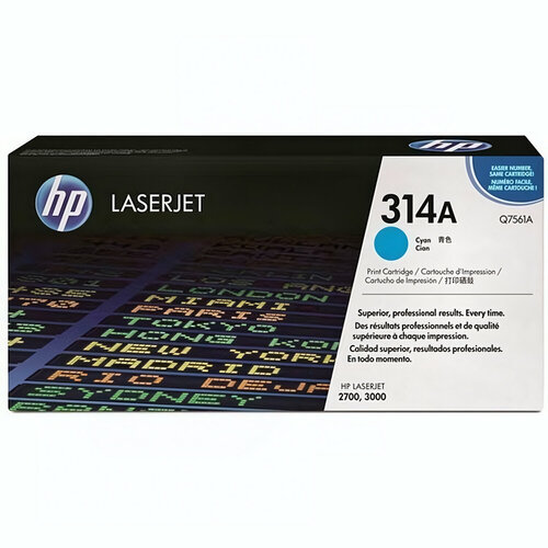 Q7561A Картридж голубой HP для принтеров HP CLJ 2700/3000 - 3500 страниц