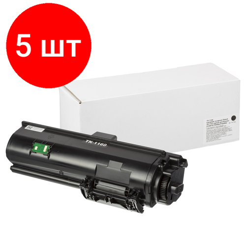 Комплект 5 штук, Картридж лазерный Retech TK-1160 чер. для Kyocera EcosysP2040dn/P2040dw